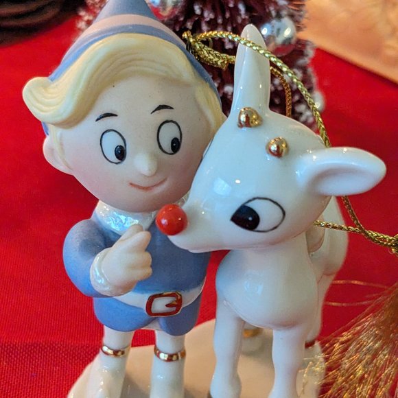 Lenox | Holiday | Vtg Retired Lenox Rudolph Glowing Friendship Hermie ...